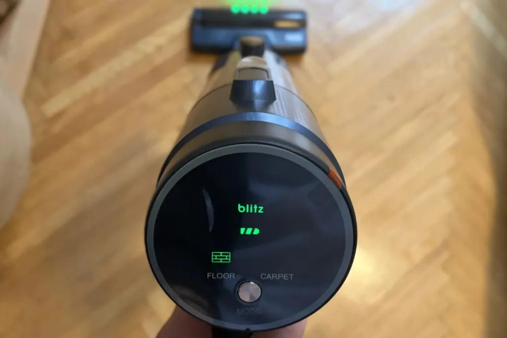 Test des Staubsaugers Vaktidy Blitz V12