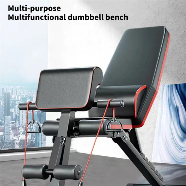 A workout bench that shapes your body and your self-esteem