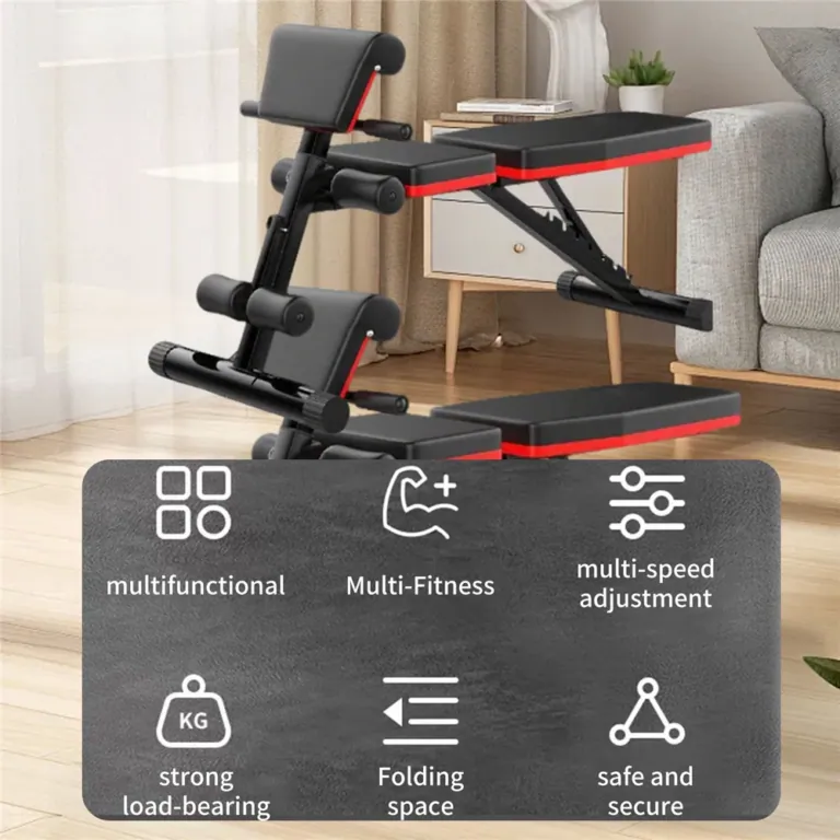 A workout bench that shapes your body and your self-esteem