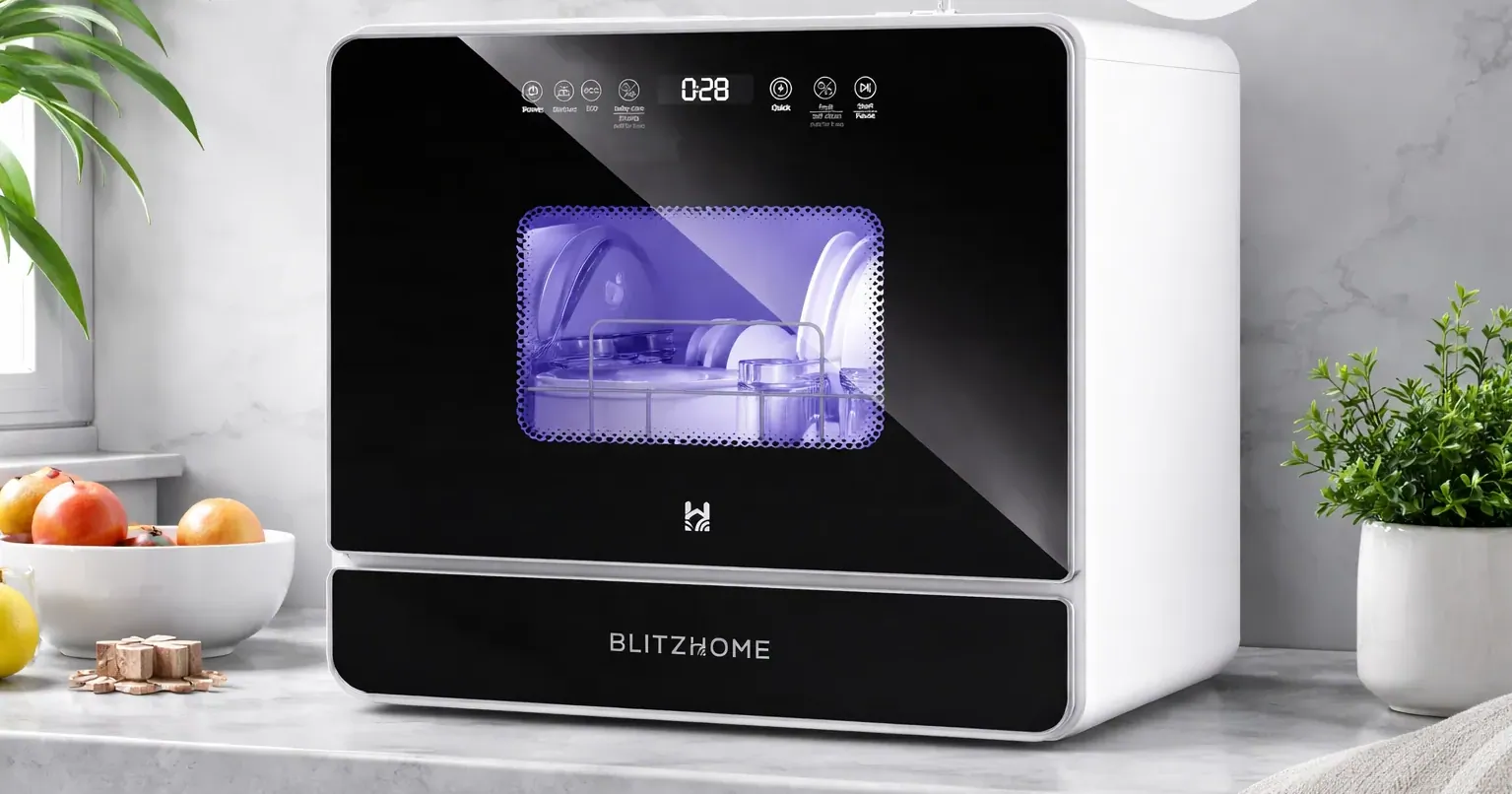 Kompakt csoda a pulton: BlitzHome BH-6-CDW mosogatógép
